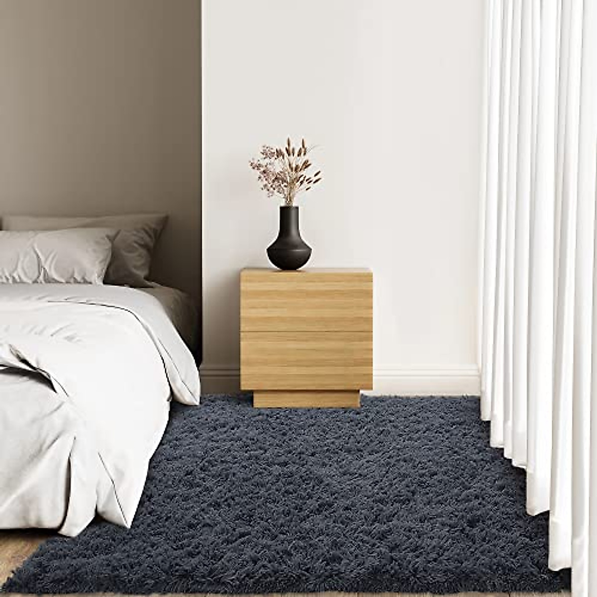 HOMBYS Soft Area Rug for Living Room 8x10 Feet, Fluffy 2.4" Plush Indoor Carpets for Kids Girls Bedroom Nursery, Ultra Large Shaggy Furry Home Decor