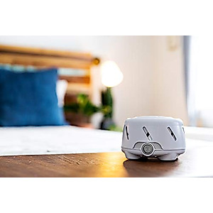 Yogasleep Dohm UNO White Noise Sound Machine + Travel Case, Real Fan Inside for Non-Looping, Sound Machine for Travel, Office Privacy, Sleep Therapy for Adults & Baby, White, 2 Piece Set