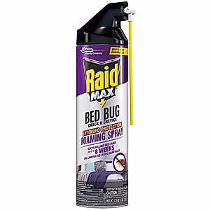 Raid Max Foam Bed Bug 17.5 Ounce (Pack of 3)
