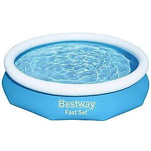 Bestway Fast Set 10’ x 26” Round Inflatable Pool Set