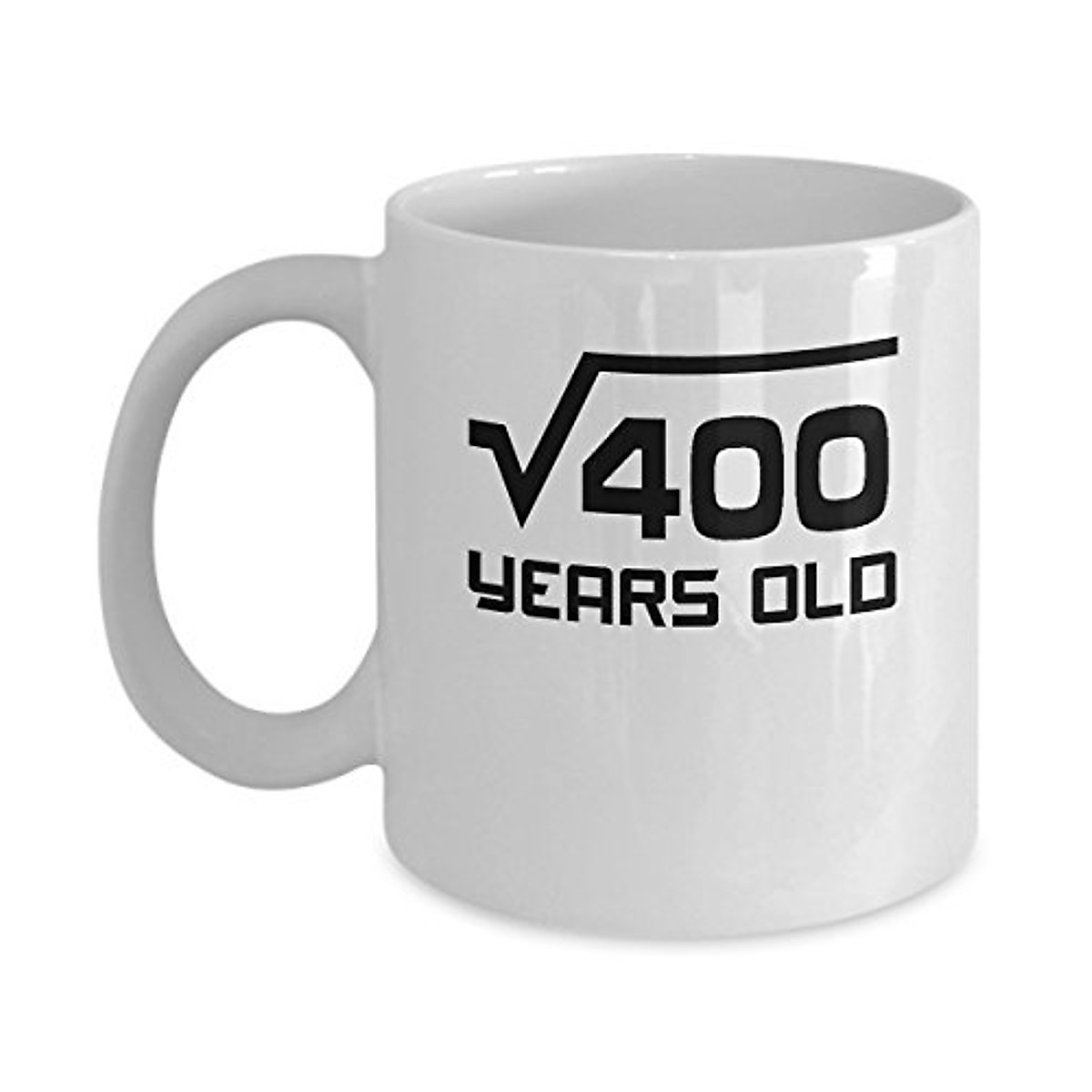 20th Birthday White Mugs For Him Her Men Women |Gifts For 20 Years Old Bday Party For Boys Girls Couple | 2003 Funny 11oz Coffee Cup Presents For Husband Wife | Square Root of 400 | Tesy home