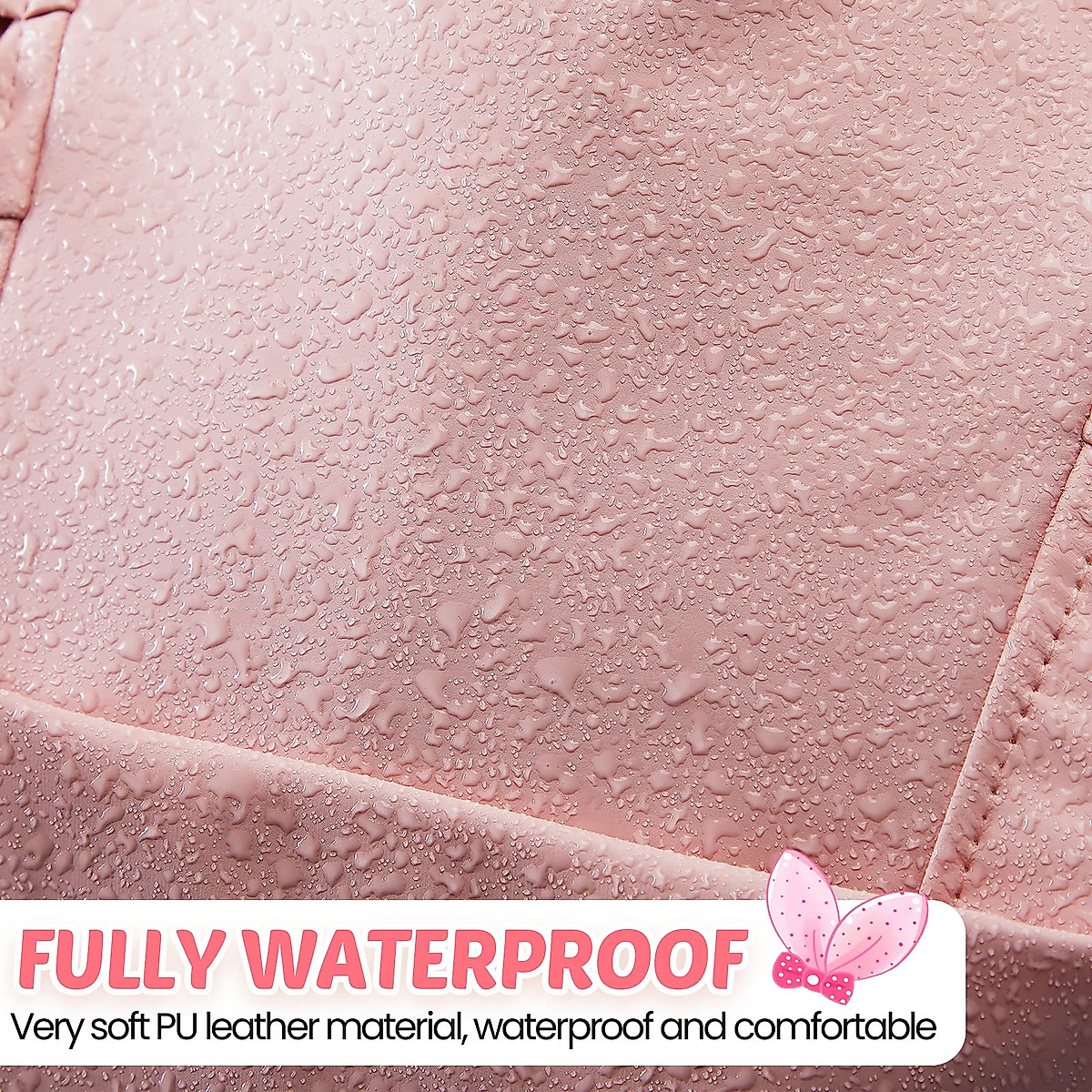 JaGely 3 Pack Waterproof Baby Bibs for Girls Soft Feeding Bibs for Girl Baby Eating Smock Bibs with Food Catcher Better Than Silicone Baby Girl Bib Smock Soft Feeding Bib for Babies