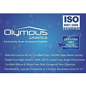 Olympus 25ml Serological Pipets, Individually Wrapped, Sterile, 200 Serological Pipettes/Unit