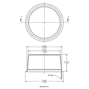 Caplugs 99394635 Plastic Lift Tab Tapered Plug. L-6X, PE-LD, Cap OD 0.75" Plug ID 0.631", Red (Pack of 200)