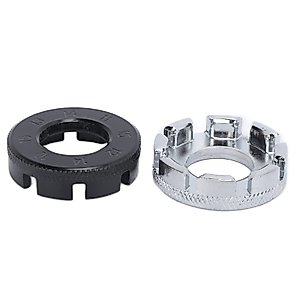 Shanrya Spoke Wrenches, Spoke Tool Non-Slip Circumference Pattern Design for Adjusting Steel Wire Tightness for Correcting Wheel Deformation
