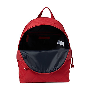 Tommy Hilfiger Daisy Medium Dome Backpack Quilted Smooth Nylon Tommy Red One Size