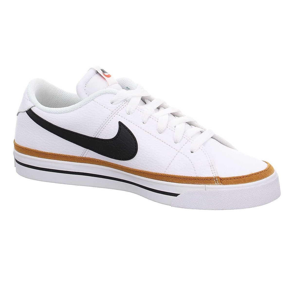 Nike Men's Training Gymnastics Shoe, White Black Desert Ochre Gum Light Brown, 11