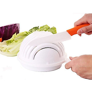 Bowl Maker | Easy Fruit Vegetable Cutter Bowl Fast Salad Slicer