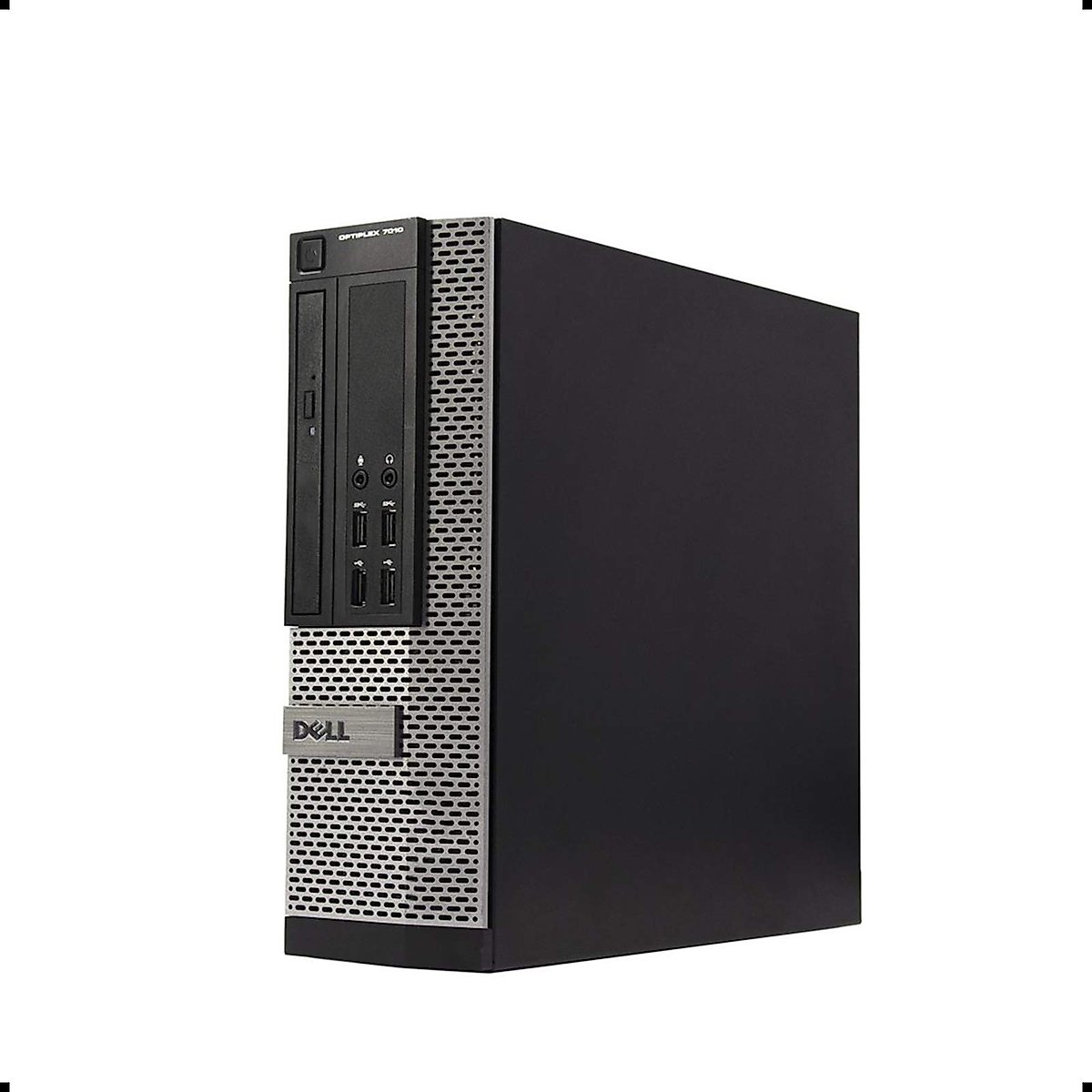 Dell Optiplex 7010 Small Form Factor Business Desktop Computer, Intel Quad Core i5-3470 up to 3.6GHz, 16G DDR3, 500G, DVDRW, WiFi, BT, DP, VGA, Win 10 Pro 64 Supports English/Spanish/French (Renewed)