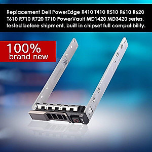 2.5" SAS SATA Hard Drive Tray Caddy 4Pack, Compatible with Dell G176J PowerEdge R610 T610 R620 R710 T710 R720 R815 R820