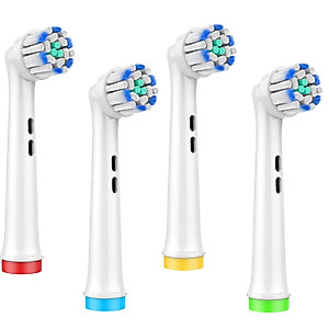 Brush Heads Replacement Compatible with Oral B Barun,Toothbrush Brush Heads for Oral-B Genius and Precision Clean Brush Heads Refill for Oral-B 7000/Pro 1000/9600/ 5000/3000/8000 (WEB60X)