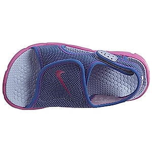 Nike Sunray Adjust 4 Boys (GS/PS) Shoes Hydrangeas/Comet Blue/Pink 386520-504 (4 M US)