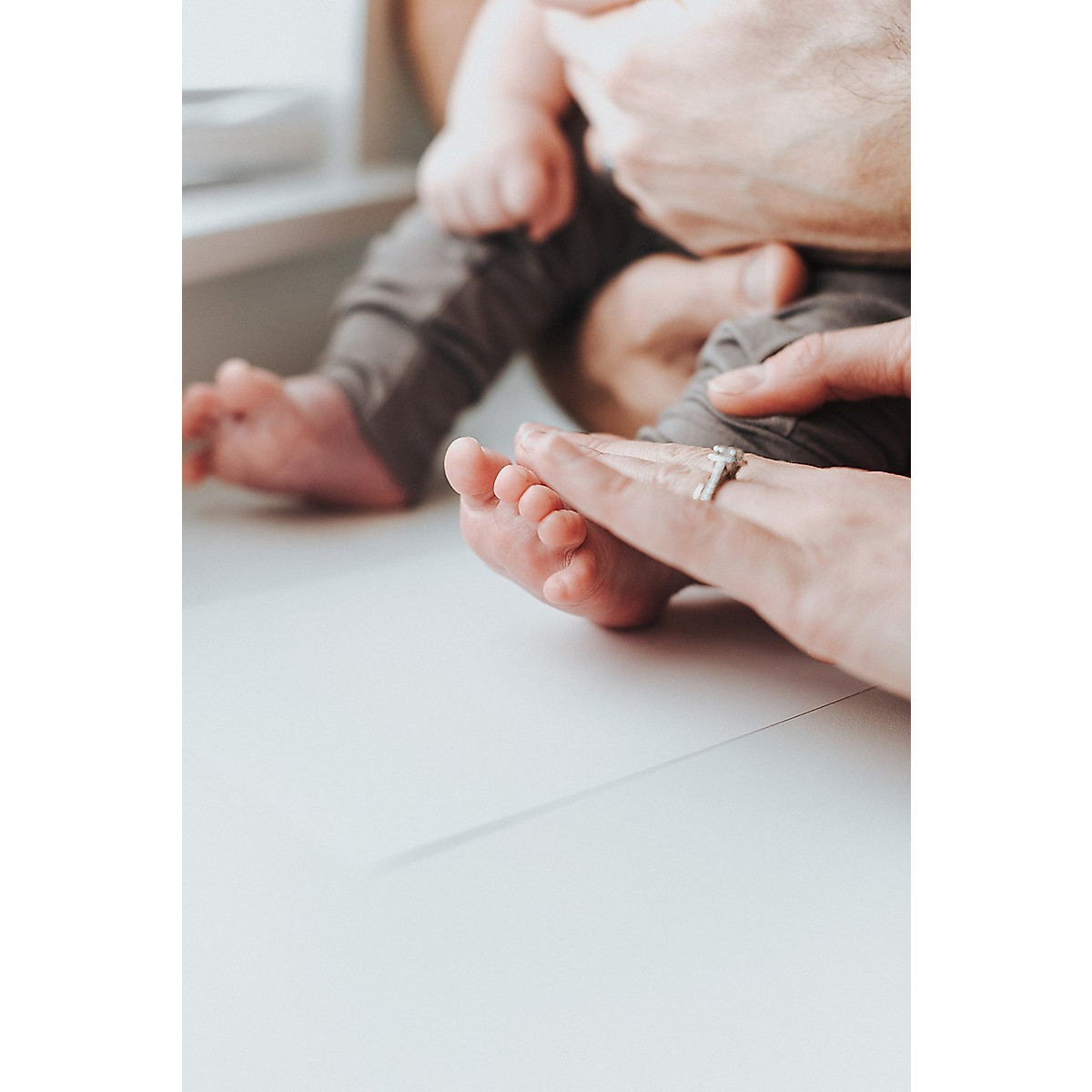 Mushybooks Inkless Print Kit - Baby Hand and Footprint Maker - Keepsake - Non-Toxic - Baby Safe