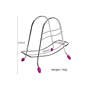 WAIKAS 【 3-Pack】 Cutting Board Racks 2pcs and Universal Pot Rack 1pcs, 304 Stainless Steel