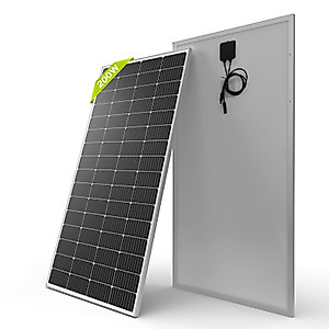 Newpowa 9BB Cell 200W Monocrystalline 200 Watt 12V Solar Panel High Efficiency Mono Module RV Marine Boat Off Grid