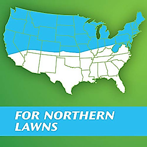 Scotts Turf Builder Grass Seed Kentucky Bluegrass Mix - 7 lb., Use in Full Sun, Light Shade, Fine Bladed Texture, and Medium Drought Resistance, Seeds up to 4,660 sq. ft.