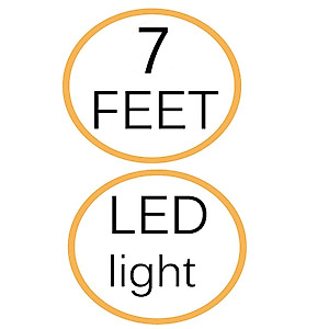 (7ft) AC Power Adapter for Mighty Bliss MB-201 Deep Tissue Cordless Body Massager Therapy Massage DC Power Supply Charger Cord Cable Mains Wire, Compatible Replacement, 7 Feet, with LED Indicator