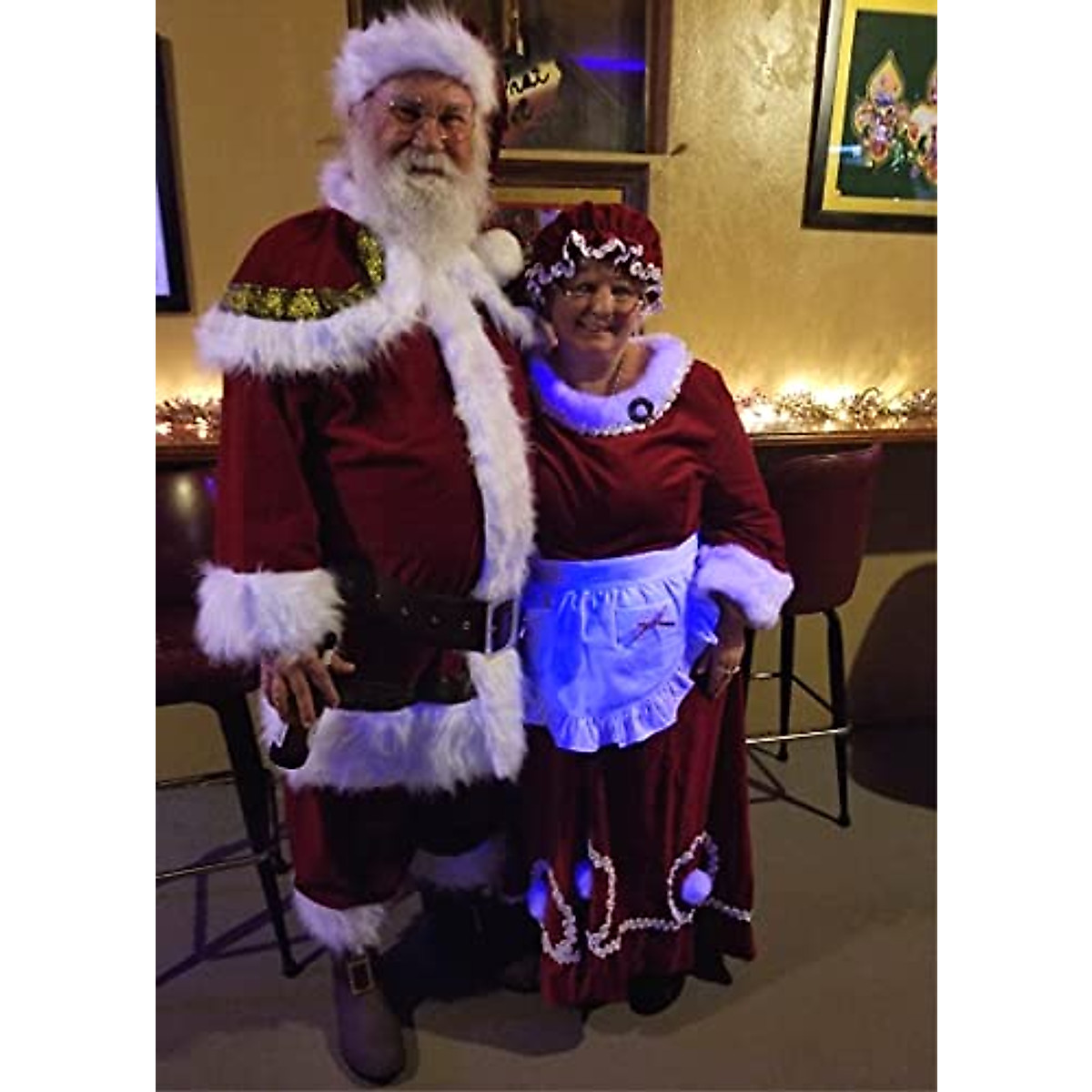 CRB Fashion Waist Apron Kitchen Cooking Restaurant 100% Cotton Bistro Half Aprons with Pockets For Girl Woman (White)