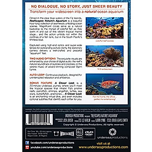 Reefscapes: Nature's Aquarium DVD, nature video of tropical fish and coral reefs filmed in the ocean, for relaxation and ambience