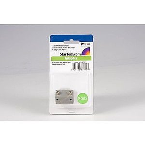 StarTech.com Right Angle DB9 to DB9 Serial Cable Adapter Type 1 - M/F - Serial adapter - DB-9 (M) to DB-9 (F) - GC99MFRA1