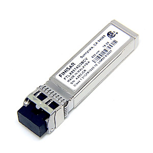 Finisar SFP+ Module - For Optical Network, Data Networking - 1 LC Duplex 10GBase-SR/SW Network - Optical Fiber Multi-mode - 10 Gigabit Ethernet, Gigabit Ethernet - 10GBase-SR/SW, 1000Base-SX - Hot-plu