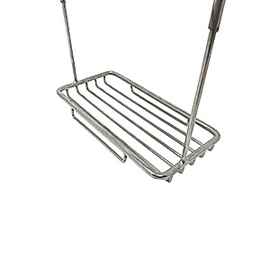 CSI Bathware Universal Wire Accessory Tray for Grab Bar, Small (Polished Stainless)