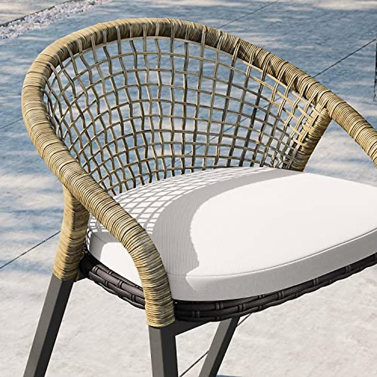 Meadow Outdoor Patio Dining Chairs Set of 2