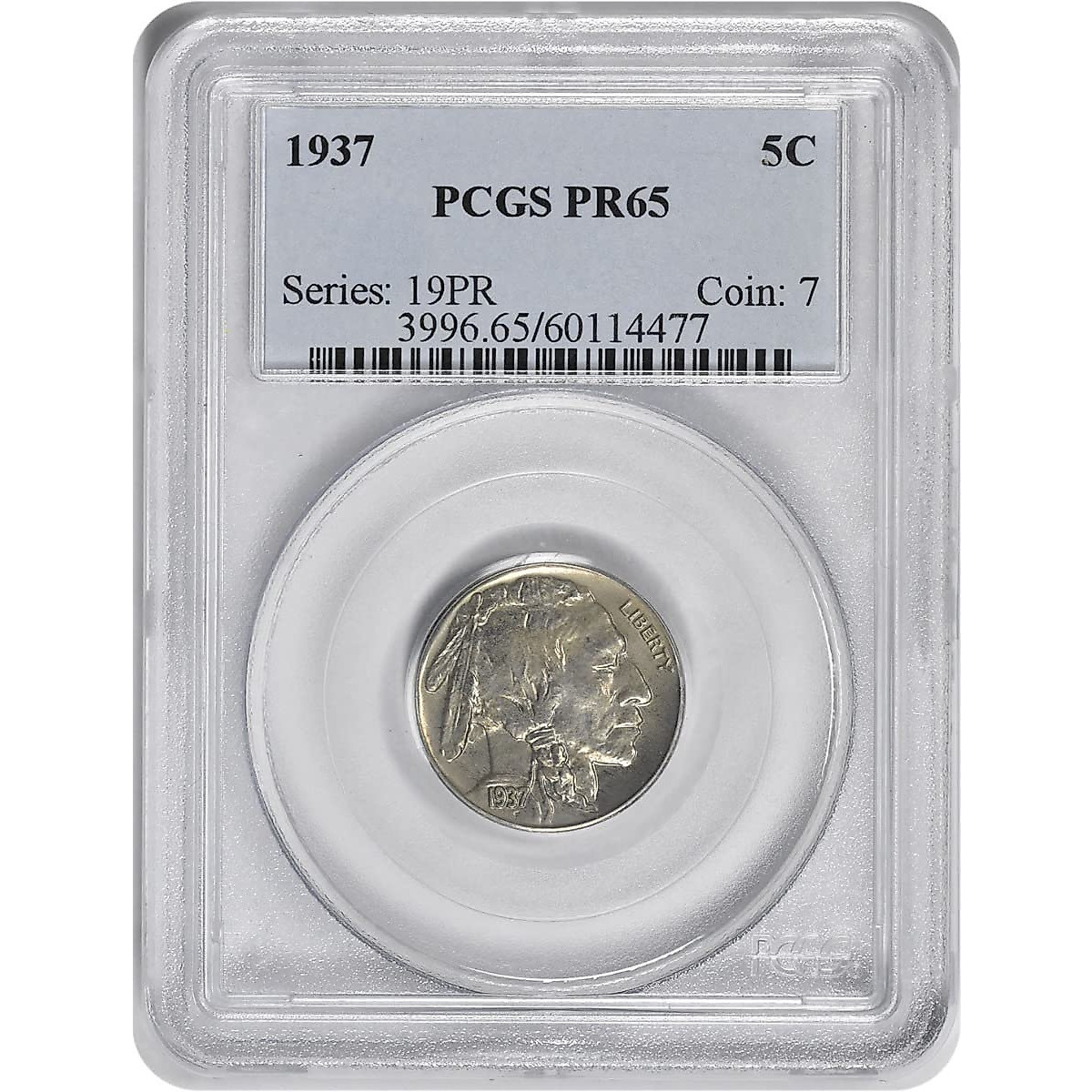 1937 P Buffalo Nickel PCGS BU