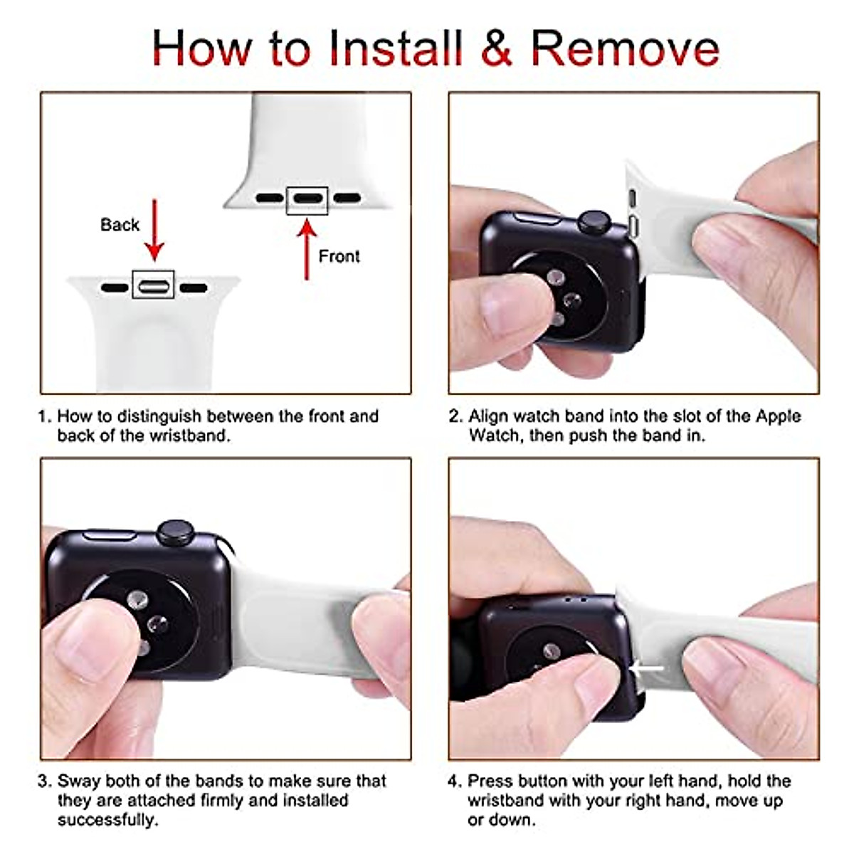 Cute Corgis Watch Bands Compatible with Apple Watch 38mm 40mm, Adjustable Kawaii Corgi Dogs Pattern Wristbands Soft Silicone Replacement Strap for iWatch Series 7 6 5 4 3 2 1 SE