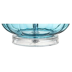 JONATHAN Y JYL1079B-SET2 Set of 2 Table Lamps Bette 28.5" Glass Teardrop LED Table Lamp Contemporary Bedside Desk Nightstand Lamp for Bedroom Living Room Office College Bookcase, Aqua