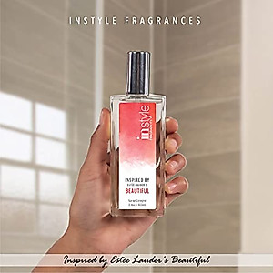 Instyle Fragrances | Inspired by Estee Lauder's Beautiful | Women’s Eau de Toilette | Vegan, Paraben & Phthalate Free | Never Tested on Animals | 3.4 Fl Oz