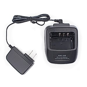Replace KSC-35S Rapid Charger Compatible for Kenwood TK-3400 TK-2200LP TK-2300VP TK2400 TK-3200L TK-3302UK Radio Battery knb-45l knb-65l knb-63l