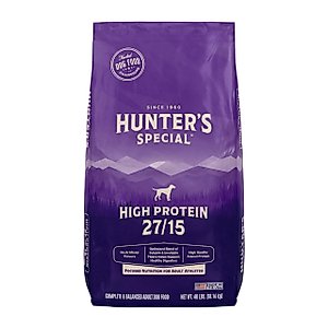 Hunters Special Hi Protein Dog Food 27/15, 40 lbs.