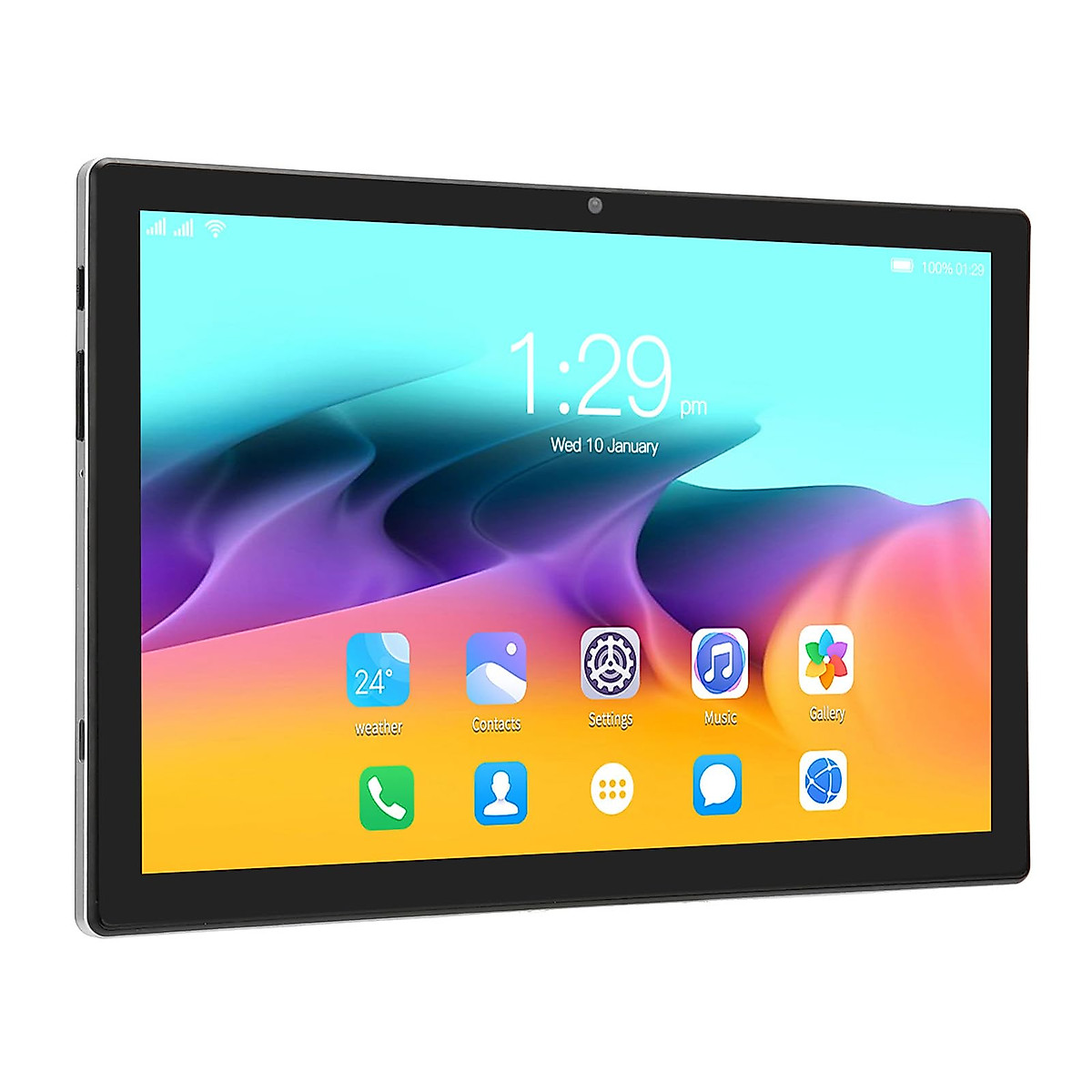 ICRPSTU Tablet, 10.1 Inch Tablet Tab M10 8MP 13MP 3200x1440 for Study (White)