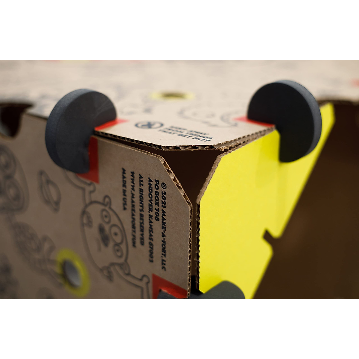 Make-A-Fort Creator Kit - Build Complex and Challenging Forts for Kids - Creative Fun for Ages 8 and Up - Build a Robot, a Rocket, a Shark, Fighter Jets, and More - Durable, Reusable, and Made in USA