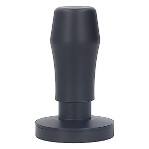 Coffee Tamper, Stainless Steel Base Ergonomic Handle Aluminum Alloy Tamper Compact Food Grade Calibrated Compression Mechanism for Cafe(58 Flat Base)