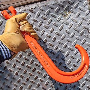 VULCAN Forged Clevis Tow Hook - 15 Inch - Grade 80-2 Pack - 7,100 Pound Safe Working Load