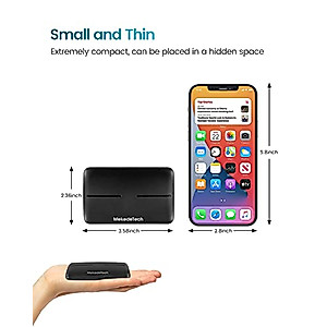 MekedeTech Wireless Carplay Adapter,Built-in HDMI Magic Box Carplay, 4+64G Android 10 Multimedia Video Box for OEM Wired CarPlay Cars Model Year After 2016 Support Netflix,Android Auto