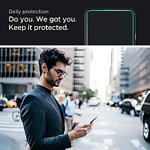 Spigen Tempered Glass Screen Protector [GlasTR AlignMaster] designed for Pixel 5 (2020) - 2 Pack