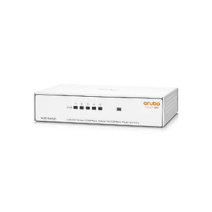 HPE Networking Instant On Switch Series 1430 5-Port Gb Unmanaged Layer 2 Ethernet Switch | 5X 1G | Fan-Less | US Cord (R8R44A#ABA)