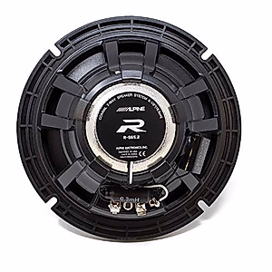 Alpine R-S65.2 R-Series 6 1/2-inch Coaxial 2-Way Speakers (Pair)