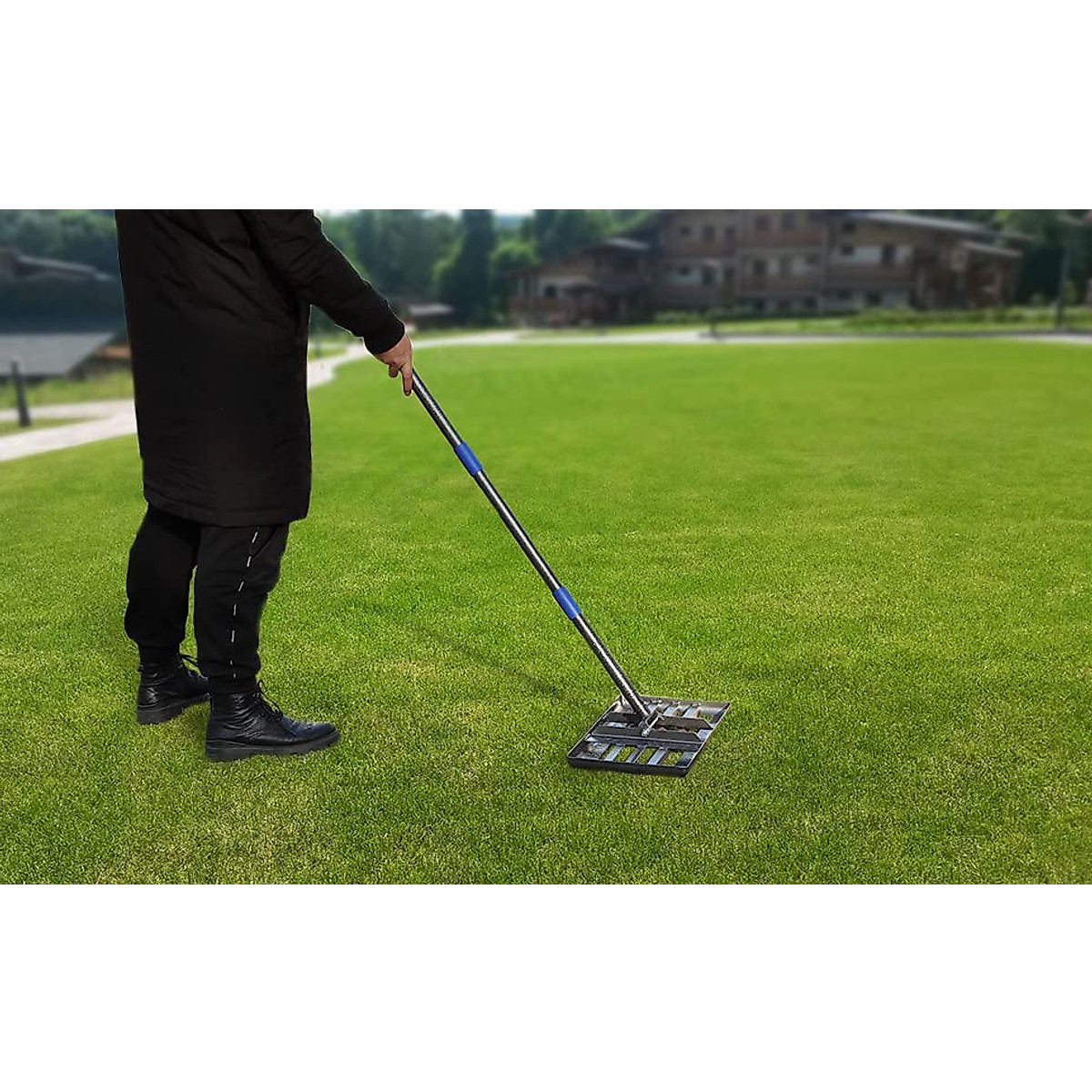 SANDEGOO Lawn Leveling Rake | Levelawn Tool | Level Soil or Dirt Ground ...