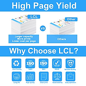 LCL Remanufactured Toner Cartridge Replacement for HP 647A 648A CE260A CE261A CE262A CE263A CP4000 CP4500 CP4025 CP4025dn CP4025n CP4525 CP4525dn (4-Pack Black Cyan Magenta Yellow)