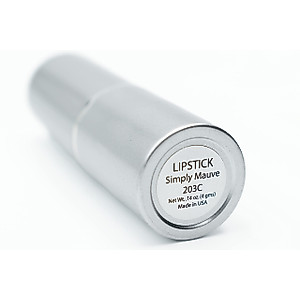 Pure Ziva Simply Mauve Pink Rose Satin Creamy Shine Ballerina Lipstick Color Moisturizing Paraben Free, No Animal Testing & Cruelty Free Lip Makeup Color