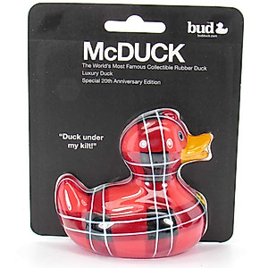 McDuck (Scottish) Rubber Duck by Bud Ducks | Elegant Gift Packaging - "Duck under my kilt!"