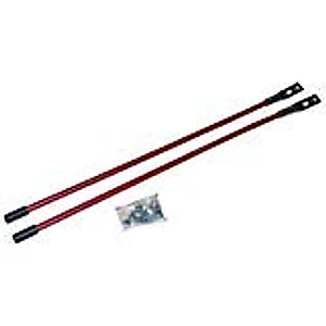 Professional Parts Warehouse Aftermarket 62265 Western Red Blade Guide Sticks, Pair With Mounting Hardware