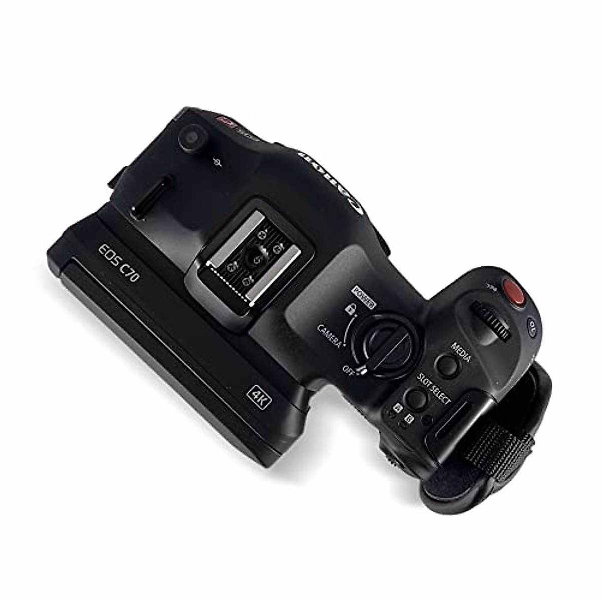 Canon EOS C70 Cinema Camera (RF Lens Mount) (4507C002) + 128GB Extreme Pro SD Card + HDMI Cable + Case + Card Reader + Cleaning Set + Cap Keeper + Hand Strap (Renewed)