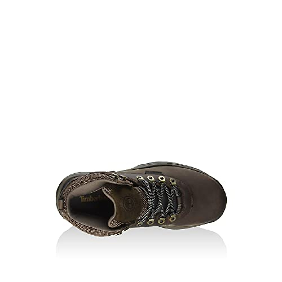 TimberlanD Women's White LeDge MiD Ankle Boot,Dark Brown,8 M US