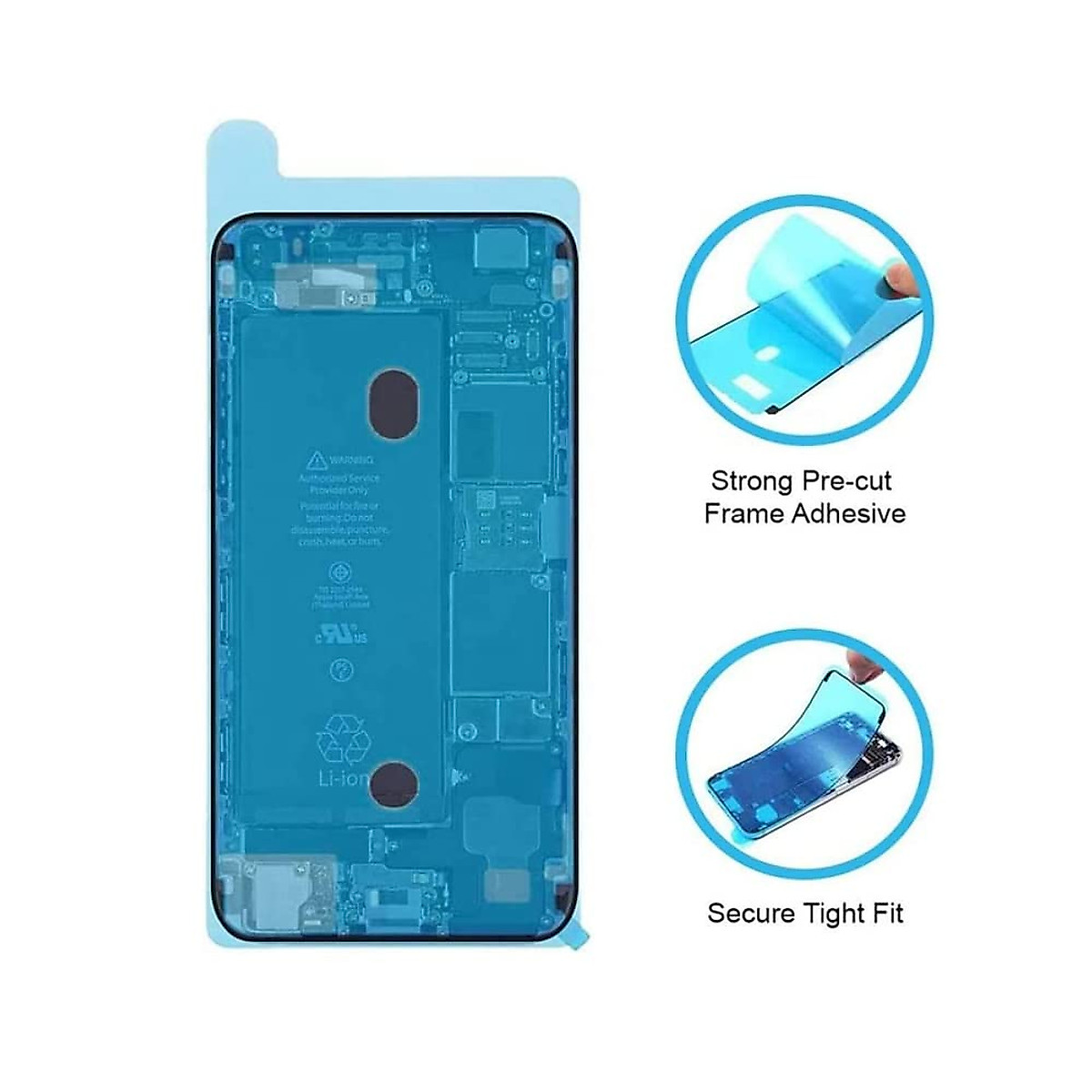 TTIMORE Screen Waterproof Adhesive for iPhone 12 Mini, 2Pack