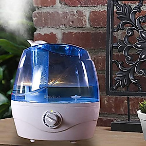 HemingWeigh Ultrasonic Humidifier with 28 Decibels, Safety Protection, Adjustable Mist, Easy to Clean Material, Tank with 2.2 Liter Capacity